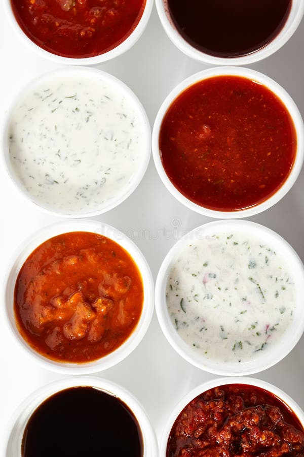 Assorted Spicy Sauces stock photo. Image of healthy, sweet - 76782940