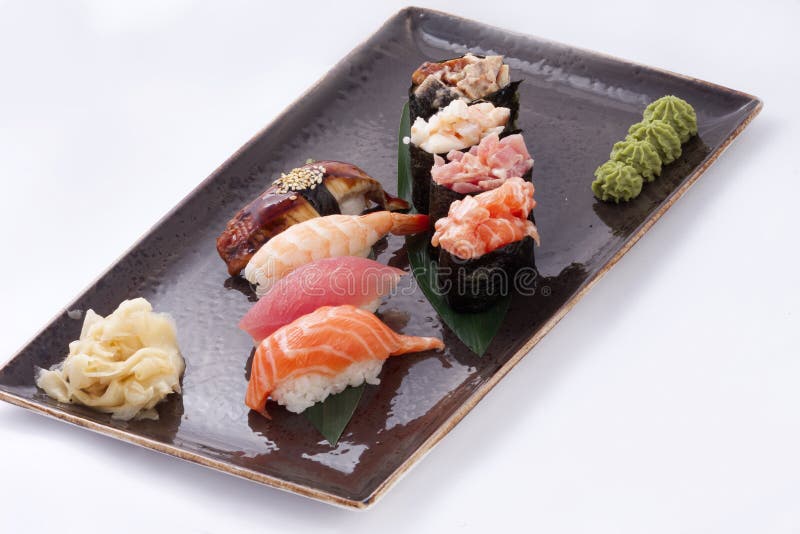 Assorted Sushi Japanese Classic Stock Image - Image of menu ...