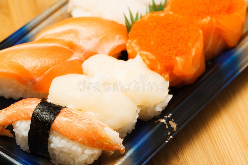 Assorted sushi stock image. Image of away, variety, japanese - 36780225