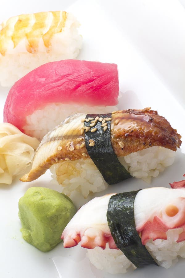 Assorted Sushi Platter stock photo. Image of food, culture - 45183374