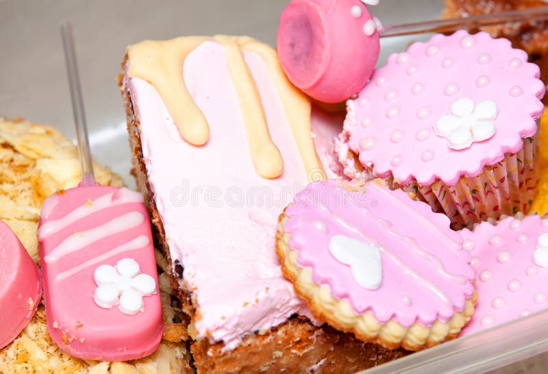 Assorted Sweet Pastries Close Up Stock Image - Image of mousse, cake ...