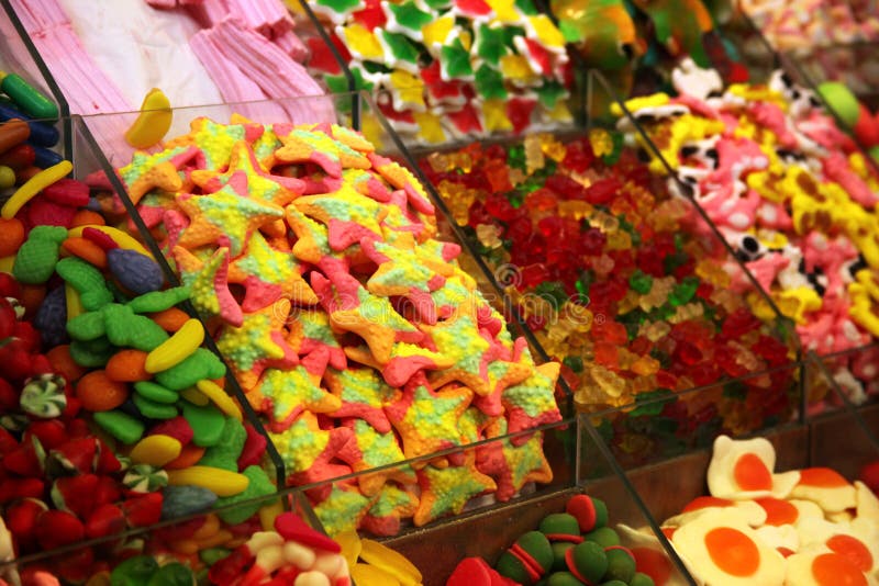 Assorted sweets stock image. Image of frame, full, multicolored - 11465169