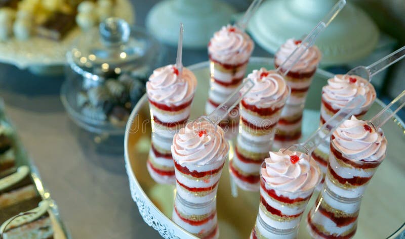 Assorted Sweets on Party Table Stock Photo - Image of festive ...