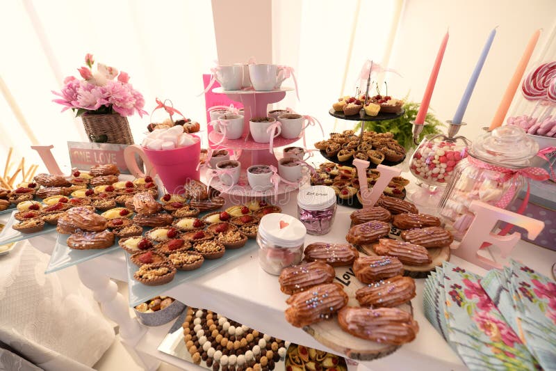Assorted Sweets on the Table Stock Photo - Image of cupcake, delicious ...
