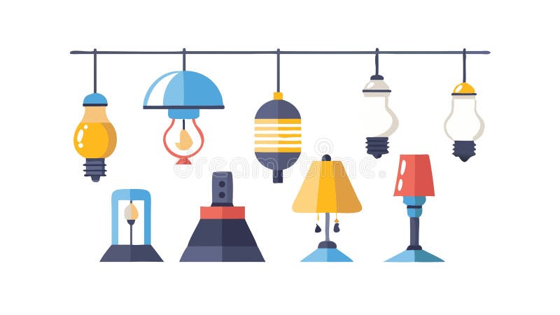 Assorted Table and Floor Lamps, Interior Lighting, Home Decor Fixtures ...