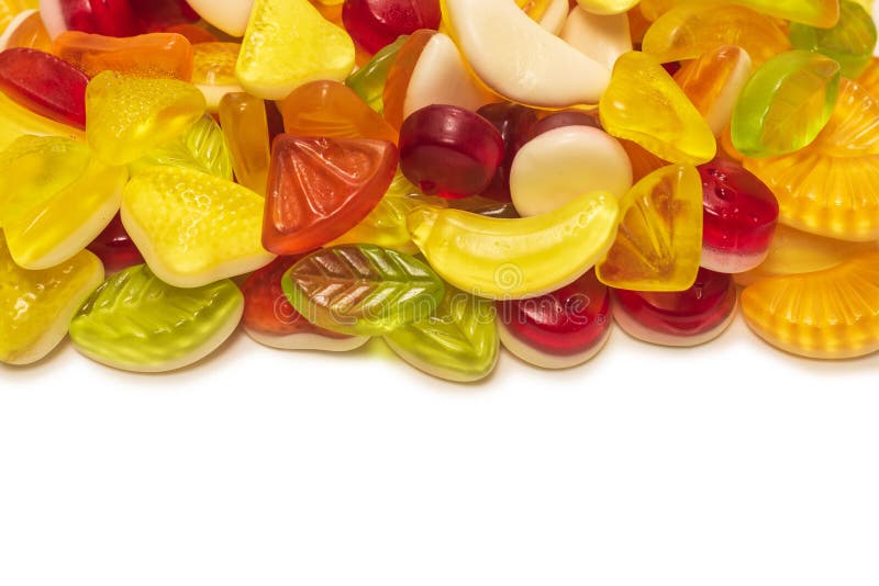 Assorted Tasty Gummy Candies Stock Photo - Image of sugary, snack ...