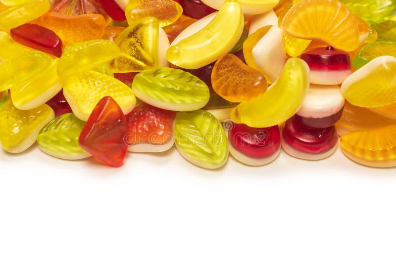 Assorted Tasty Gummy Candies Stock Image - Image of candy, gums: 213255275