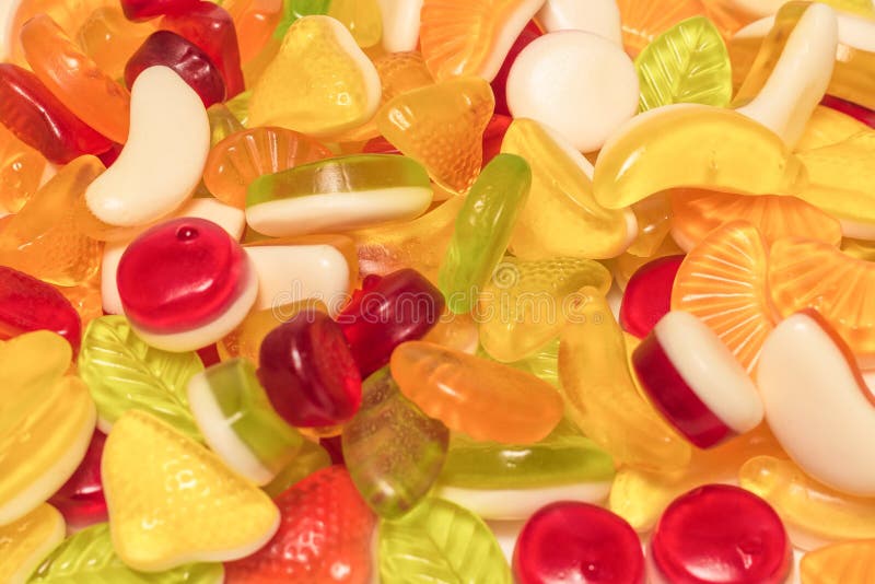 Assorted Tasty Gummy Candies Stock Photo - Image of flavor, delicious ...