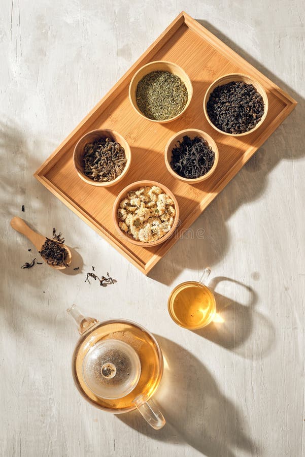 Assorted Tea of Beauty and the Health Stock Image - Image of drink ...