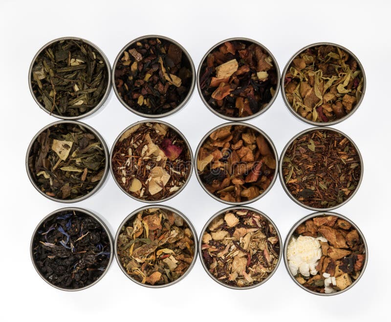 Assorted Teas stock image. Image of isolated, refreshment - 16412537