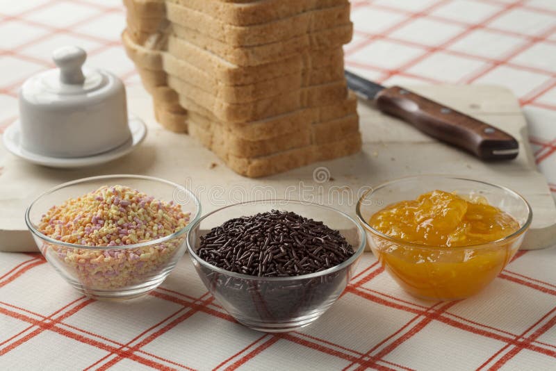 Assorted Traditional Dutch Sweets for Breakfast Stock Photo - Image of ...