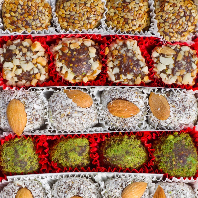Assorted Turkish Delight Bars Stock Image - Image of exotic, egyptian ...