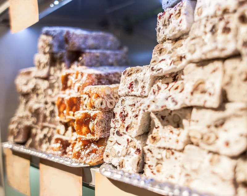 Assorted Turkish Delight Bars Stock Image - Image of oriental, happy ...