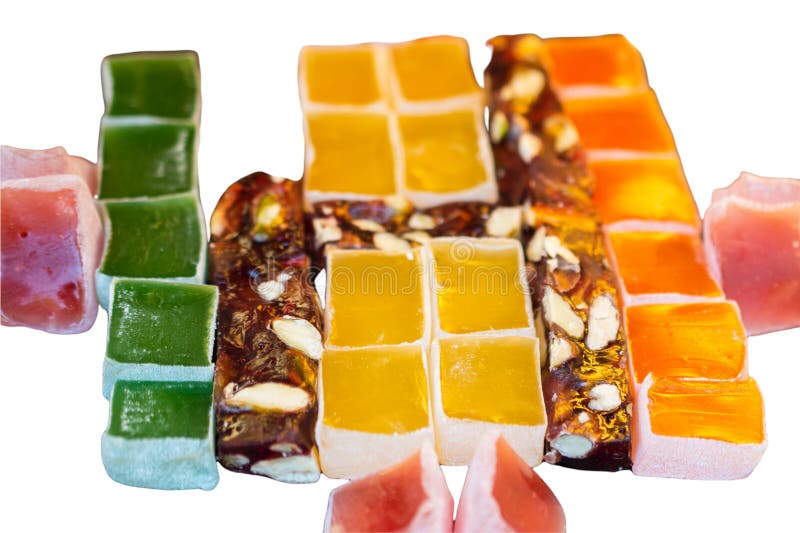 Assorted Turkish Delights Rahat Lokum Stock Photo - Image of delight ...