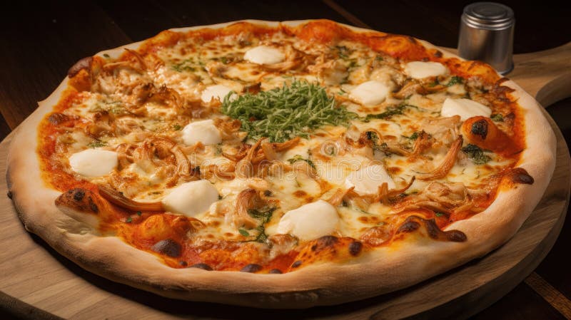 Assorted Types of Italian Pizzas Stock Illustration - Illustration of ...