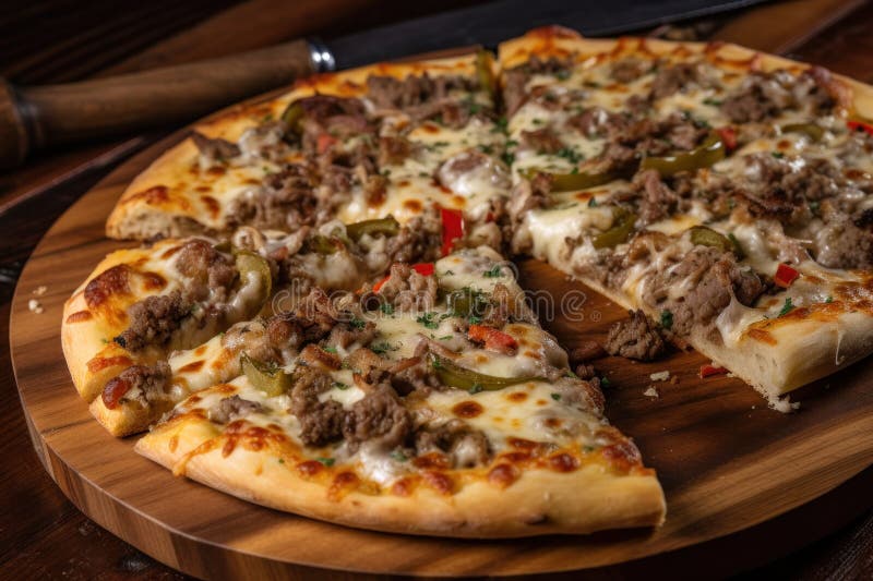 Assorted Types of Italian Pizzas Stock Illustration - Illustration of ...