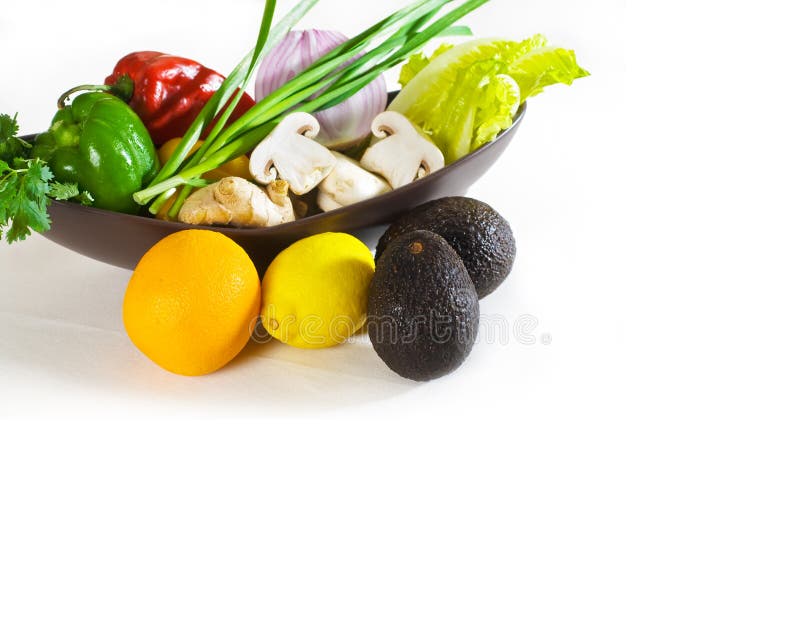 Assorted Vegetables and Fruits Stock Image - Image of nature, ginger ...