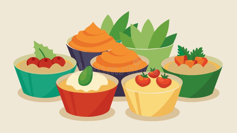 Assorted Veggie and Hummus Cups Making it Easy To Snack while Crafting ...