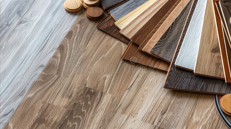 Assorted Wood Flooring Samples on Display Stock Photo - Image of colors ...