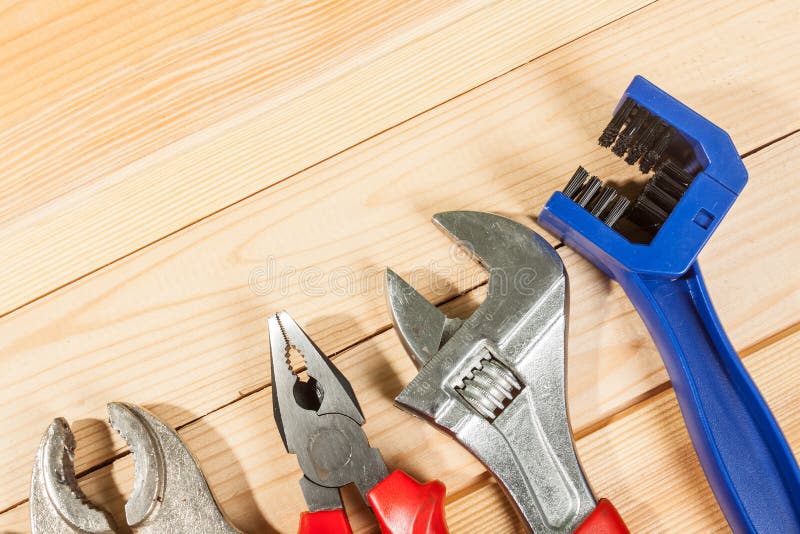 Assorted work tools stock photo. Image of construction - 50982598