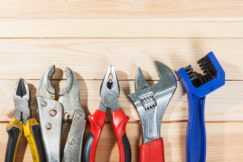 Assorted work tools stock image. Image of craft, home - 51521575