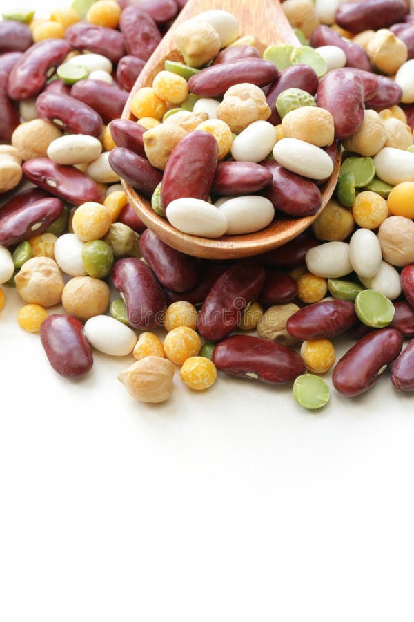 Assortiment Van Verschillende Types Van Bonen Stock Afbeelding - Image ...
