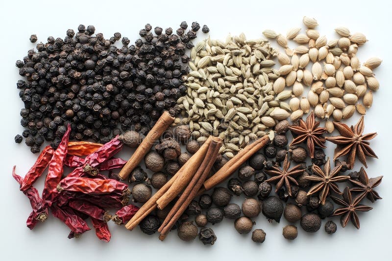 Assortment of Aromatic Spices and Herbs for Culinary Delights and ...