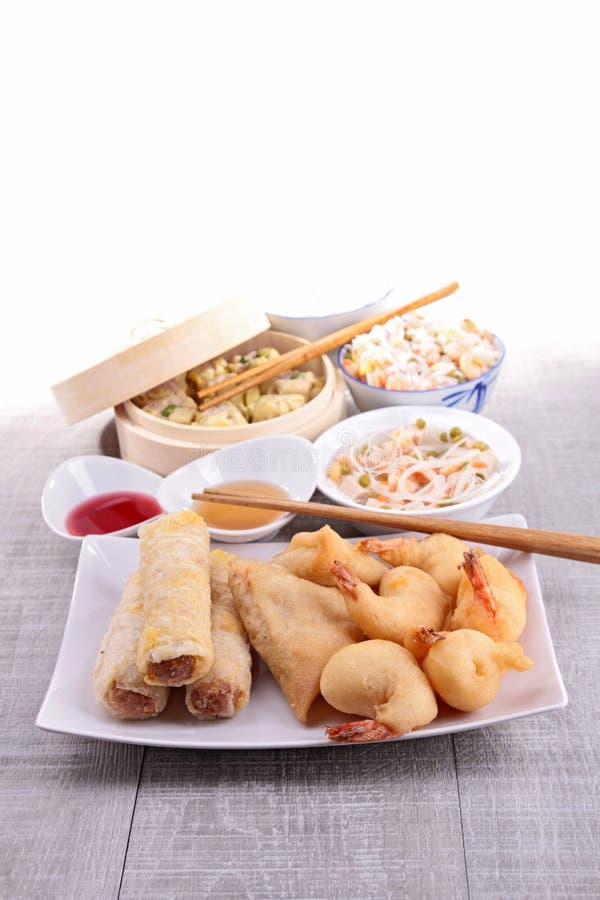 Assortment of asia food stock photo. Image of snack, asia - 27563934