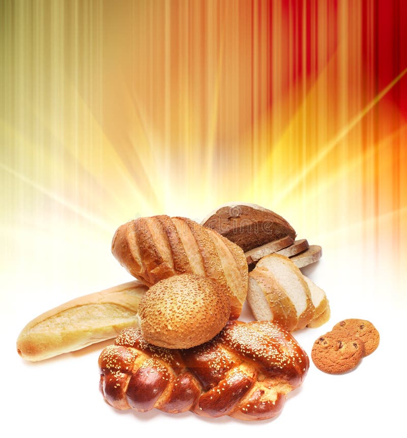 Assortment of baked bread stock image. Image of eating - 20398849