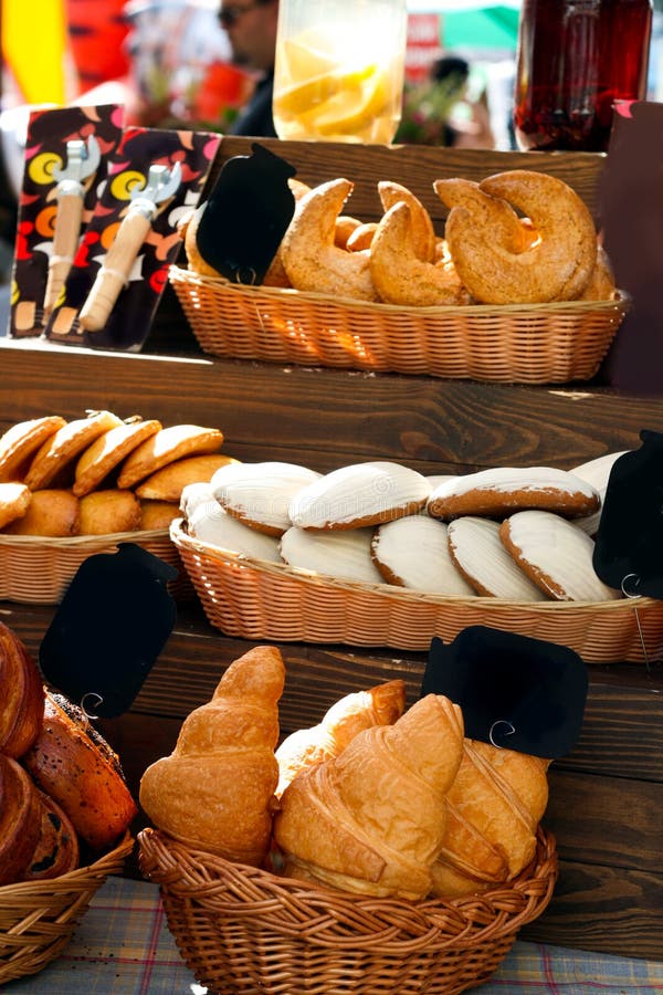 Assortment of baked buns stock image. Image of wholemeal - 28123641