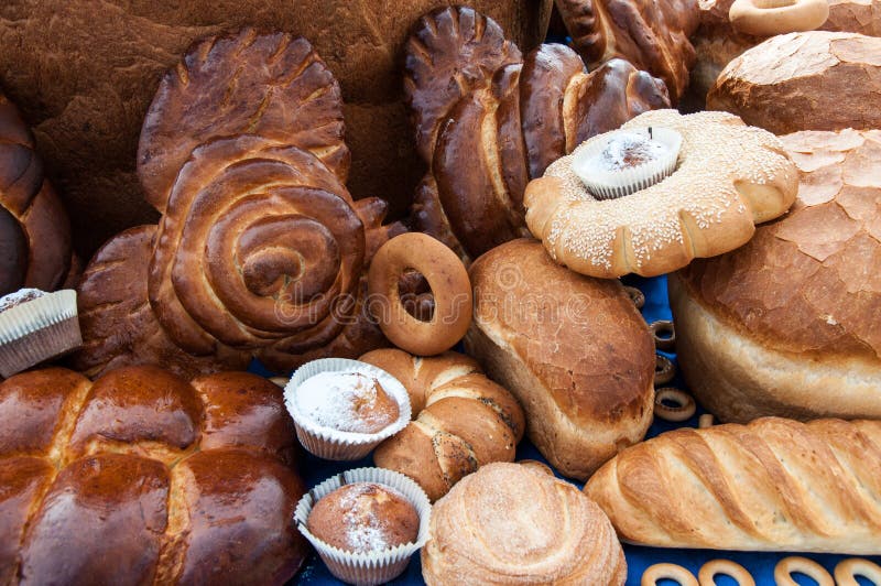 Assortment of Bakery Products Stock Image - Image of dinner, bake: 47122875