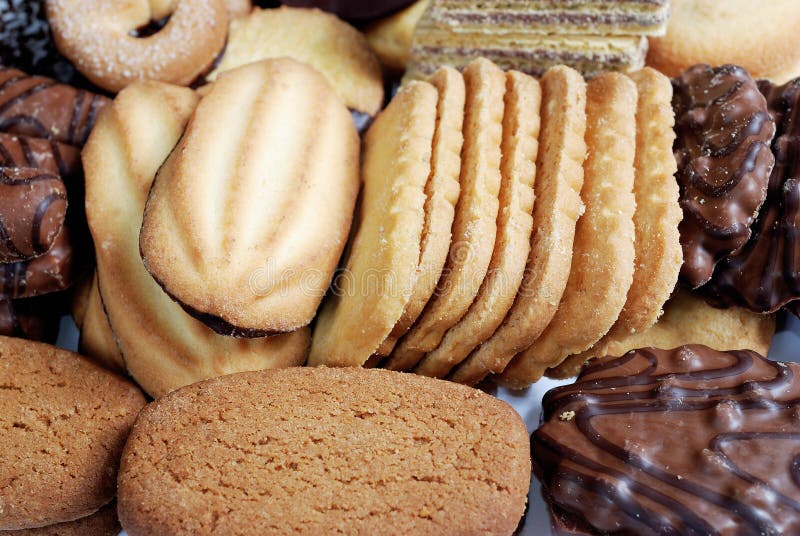Assortment of biscuits stock photo. Image of food, brawn - 8413352