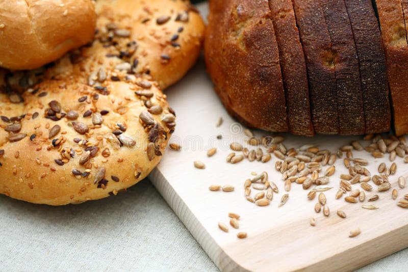 Assortment of bread stock image. Image of life, freshly - 13001215