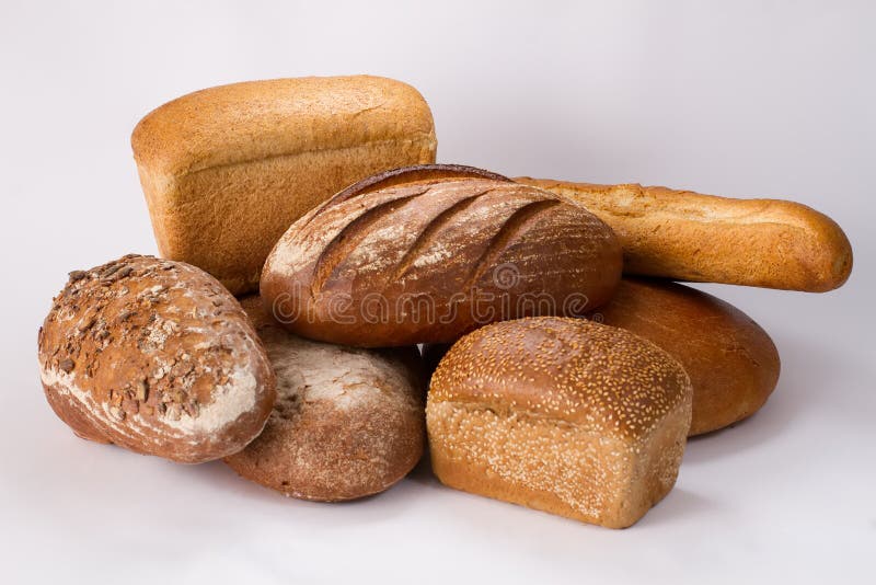 Assortment with bread stock photo. Image of chopping - 50854140