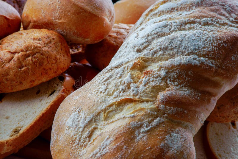 Assortment of bread stock image. Image of product, fresh - 61087263