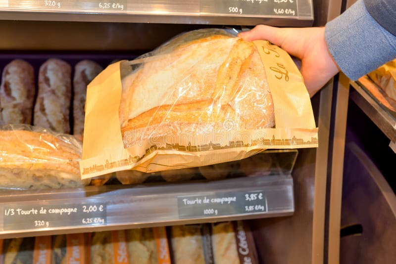 Assortment of Breads Close-up at the Bakery Stock Image - Image of ...