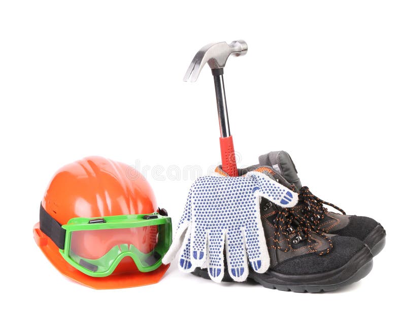 Assortment of Building Accessories. Stock Photo - Image of range, iron ...
