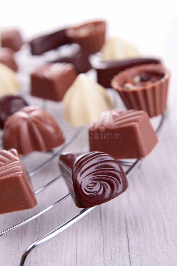 Assortment of chocolates stock photo. Image of luxury - 29055942