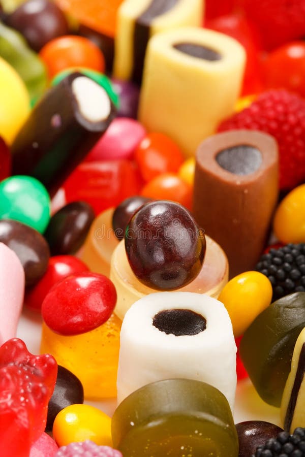 Assortment of Colorful Candy Stock Image - Image of children, mixed ...