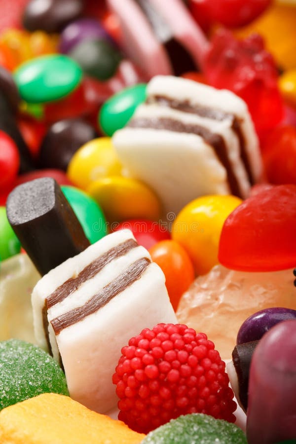 Assortment of Colorful Candy Stock Photo - Image of jelly, paste: 14784804