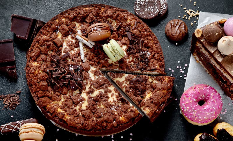 Assortment of Confectionery, Different Types Desserts Stock Image ...