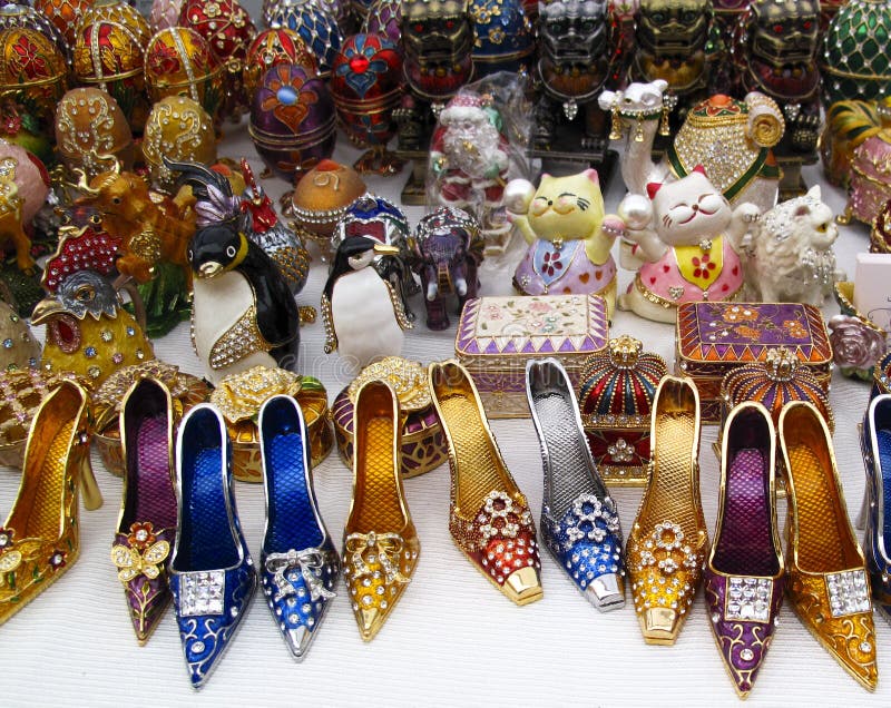 Assortment of Decorative Items Stock Photo - Image of outdoor, outdoors ...