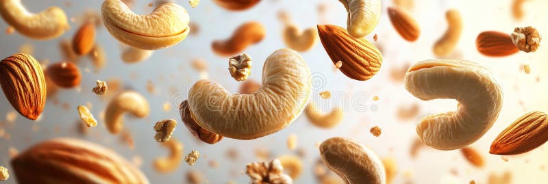 Different Falling Fruits and Splashing Water on Black Background Stock ...