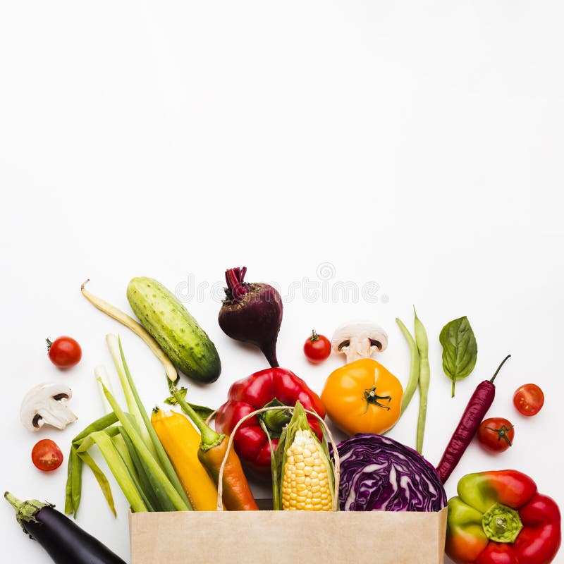 Assortment Different Fresh Vegetables. High Quality Beautiful Photo ...