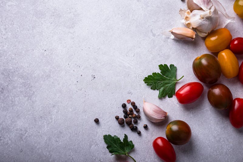 Assortment of Different Cherry Tomatoes Stock Image - Image of variety ...