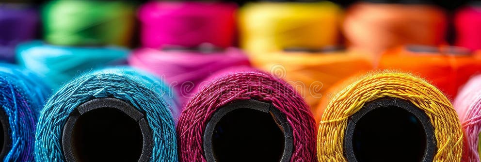 Assortment of Diverse and Colorful Threads for Imaginative and Vibrant ...