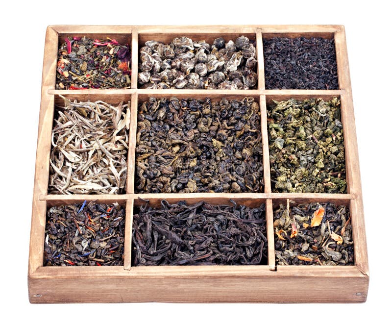 Assortment of dry tea stock photo. Image of aroma, heap - 30397084