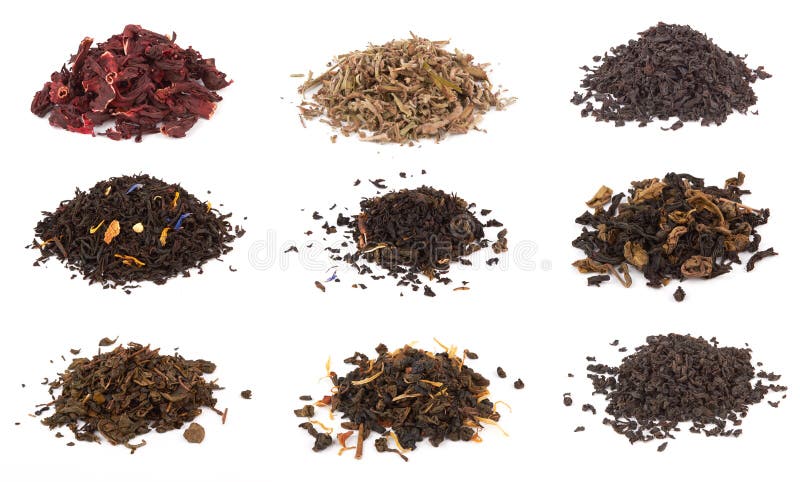 Assortment of dry tea stock photo. Image of ceylon, drink - 75010208