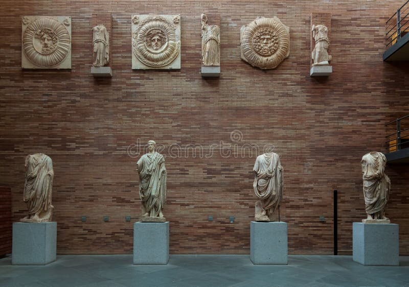 Array of Beautiful Marble Statues in Various Shapes and Sizes in the ...