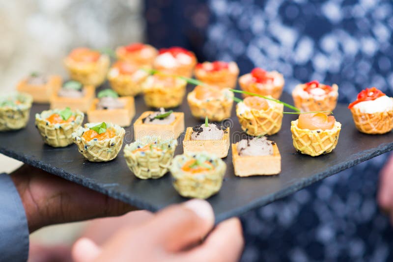 Festive appetizers stock photo. Image of bean, dish, christmas - 45795188